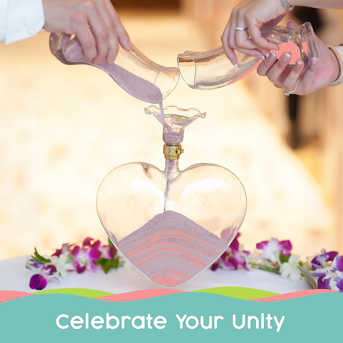 Pink Blush Unity Sand for Weddings & Decor | Sandsational Sparkle