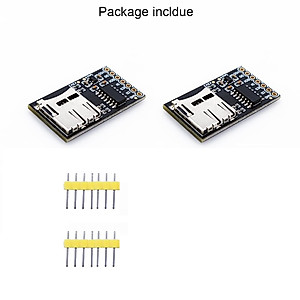 Treedix 2pcs Level Shifting MicroSD Breakout Board with SPI Interface Onboard Level Conversion for Arduino UNO R3