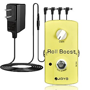 JOYO JF-38 Roll Boost Effect Pedal Bundle with DC 9V Power Supply (800mA -1A) AC Adapter