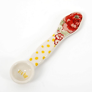 Pioneer Woman Vintage Floral Ceramic Measuring Spoons