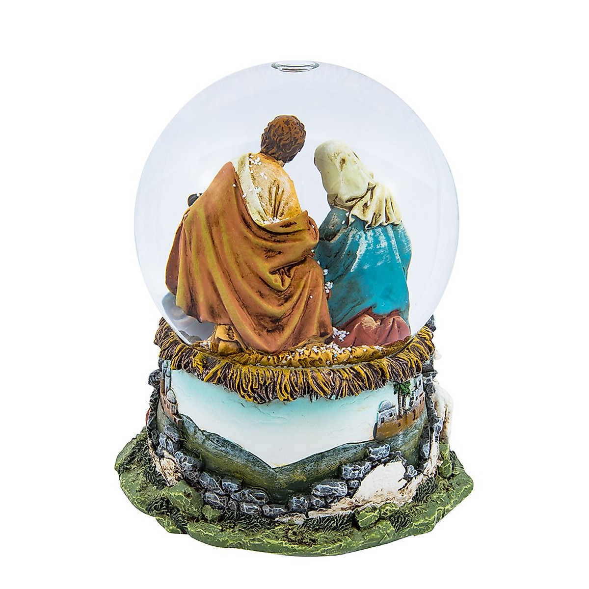 Kurt Adler Holy Family Musical Water Globe, 100mm