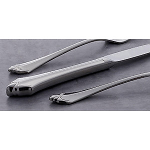 Oneida Kenwood 5 Piece Fine Flatware Set 18/10 Stainless Steel, Silver