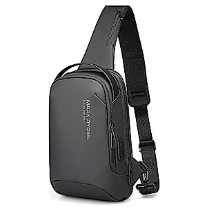 Sling Backpack Chest Bag With Usb Plug Fit 9.7inch Ipad Lightweight One Strap Backpack Casual Daypack For Hiking Walking Biking Travel Cycling