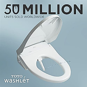 TOTO SW3023#01 WASHLET KC2 Round Electronic Bidet Toilet Seat, Cotton White
