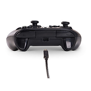 PowerA Wired Officially Licensed Controller For Xbox One, S, Xbox One X & Windows 10 - Black