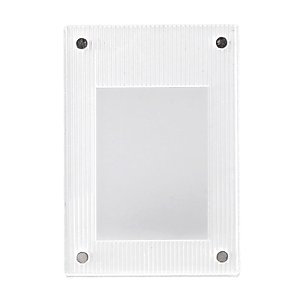 Tabletop Picture Frame, Simple Cleaning Picture Frame, Stable and Sturdy Placement, Custom Clear Acrylic for Movie Tickets (Transparent (Wave Pattern))