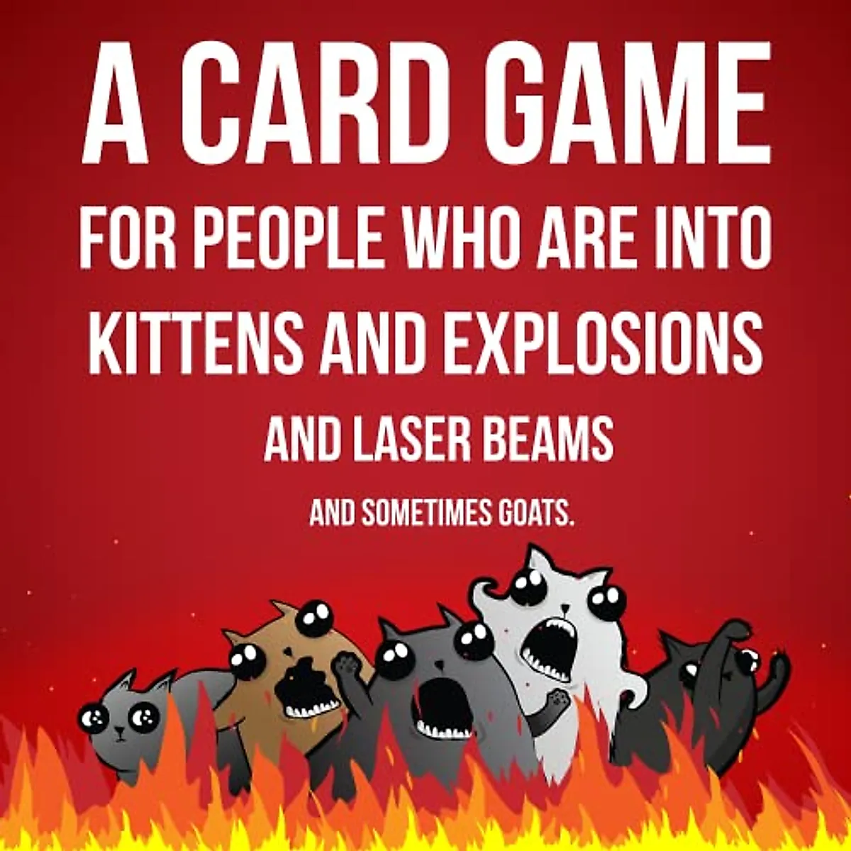Exploding Kittens Card Game - Original Edition, Fun Family Games for Adults Teens & Kids - Fun Russian Roulette Card Games - 15 Min, Ages 7+, 2-5 Players