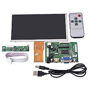 7 Inch Display Screen,HDMI 1024×600 USB isplay Screen + HDMI+VGA+2AV Driver Board Replacement for