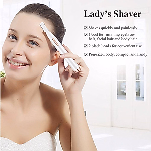 ZEXELLER Eyebrow Trimmer Facial Hair Trimmer for Women Electric Eyebrow Trimmer Epilator for Man Women