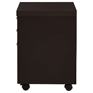 Coaster Furniture Skylar 3-drawer Mobile File Cabinet Cappuccino 800894