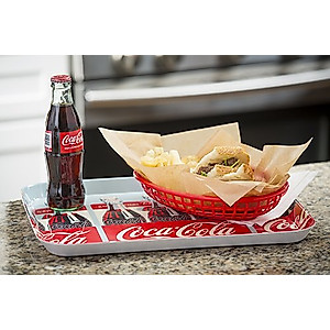 Tablecraft CC389 Coca-Cola Graphic Serving Tray , 15" by 11", Multicolor