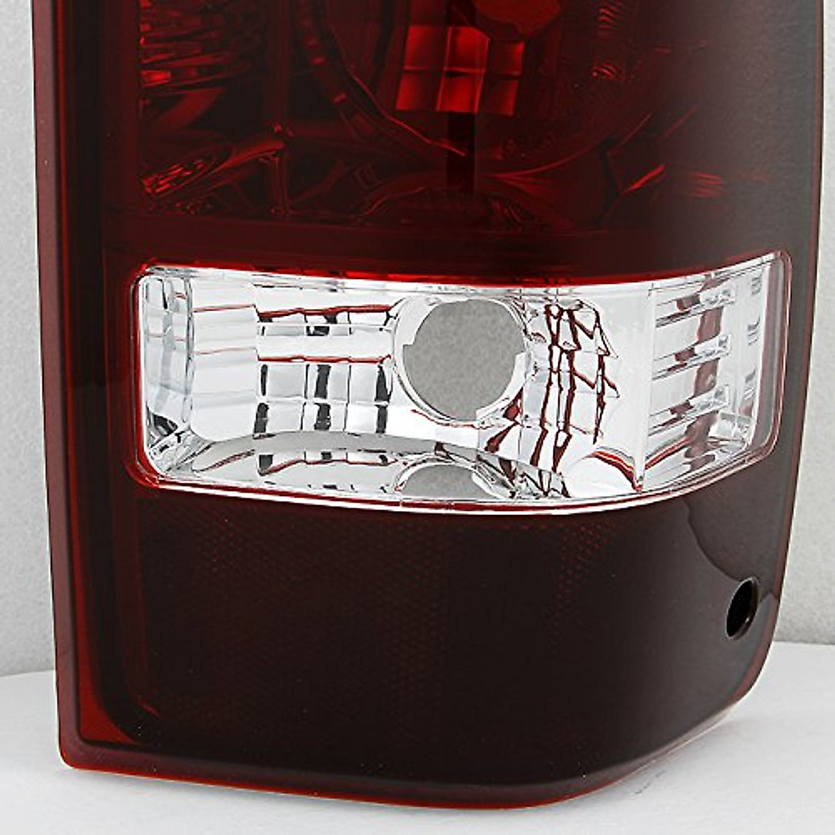 AKKON - For Ford Ranger Pickup Truck Dark Red Rear Tail Lights Brake Lamps Turn Signal Replacement Left+Right
