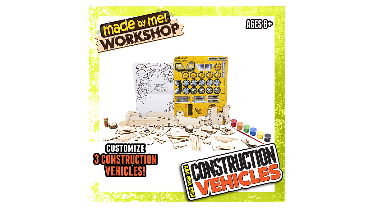 Build Your Own Wooden Construction Vehicles | Made By Me