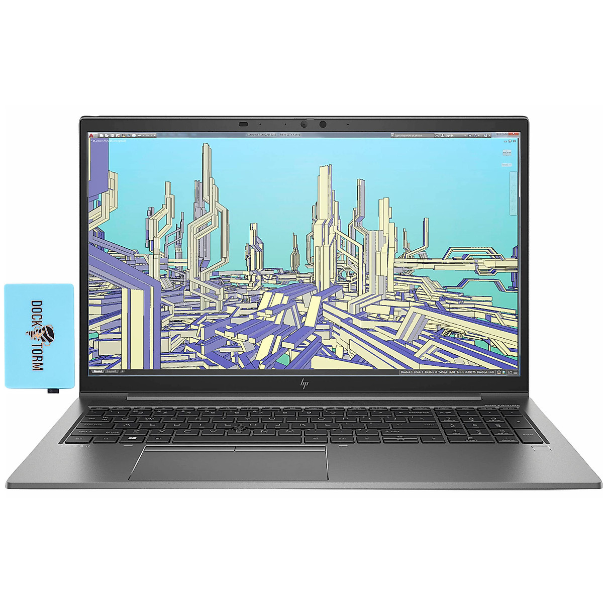 HP ZBook Firefly 15 G8 15.6" 60Hz FHD Workstation IPS Laptop (Intel i7-1165G7 4-Core, 32GB RAM, 512GB PCIe SSD, Intel Iris Xe, (1920x1080), Fingerprint, WiFi, BT 5.2, Win 10 Pro) with Hub