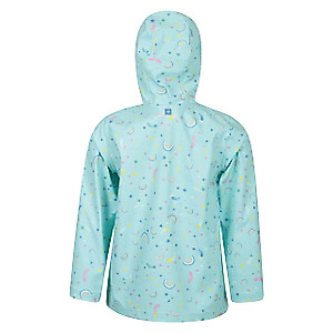 Mountain Warehouse Kids Raindrop Waterproof Rain Jacket & Pants Set Teal 3T-4T