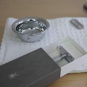 MÜHLE TRADITIONAL R41 Double Edge Safety Razor (Open Comb) For Men - Perfect for Every Day Use, Barbershop Quality Close Smooth Shave