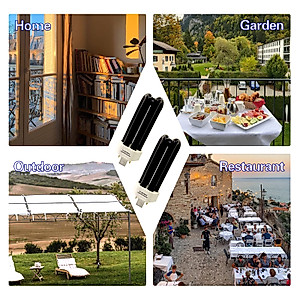 Flyercatch (4 Pack) 43050 Replacement Black Light Bulb for DynaTrap DT1775,DT1750,3/4 Acre and 1 Acre,PLC- 26 Watt