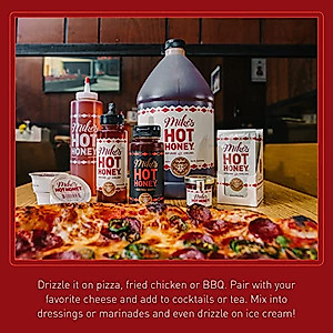 Mike's Hot Honey, America's #1 Brand of Hot Honey, Spicy Honey, All Natural 100% Pure Honey Infused with Chili Peppers, Gluten-Free, Paleo-Friendly (24 oz Chef’s Bottle, 1 Pack)