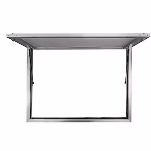 RecPro Concession Stand Serving Window Door - Concession Awning Door for Food Trucks *Glass not Included* (60" x 36") | Made in America