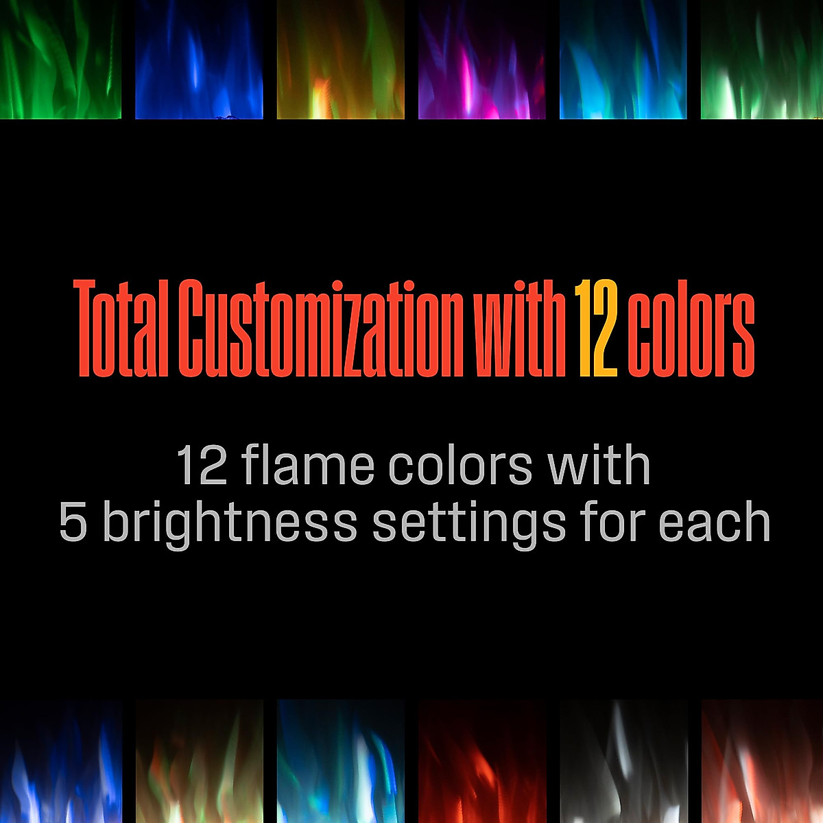 Westinghouse 28 Inch Electric Fireplace Heater, Compatible with Alexa & Google Home, in-Wall Recessed Fireplace Insert, 24 Hour Timer, Color Changing Flames, 750W/1500W Indoor Heater