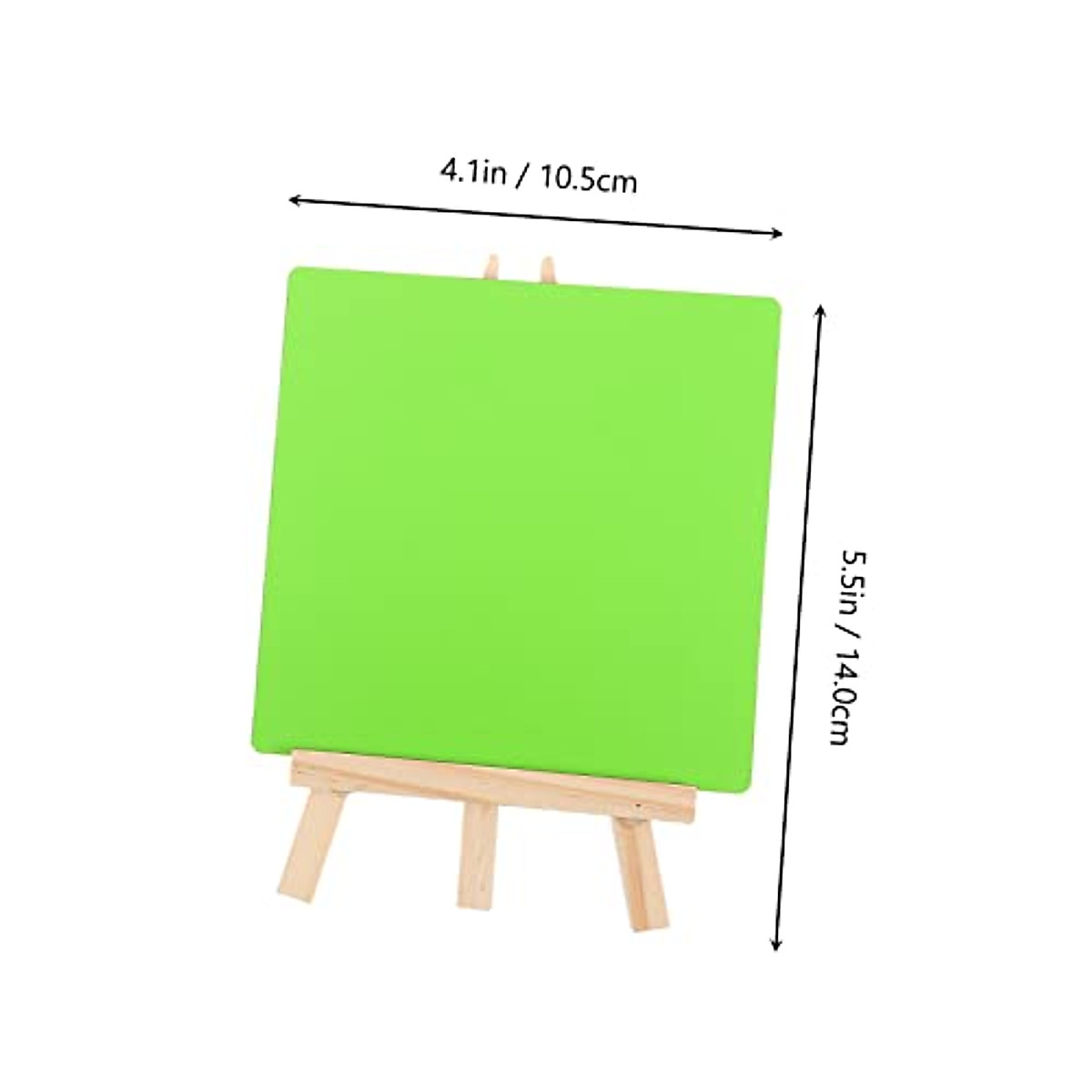 STOBOK 2pcs Color Blackboard Standing Easel Menu Chalkboard Desktop Easel Small Pictures Easel Stand Chalkboard Wood Stand Desk Signs Chalkboard Ornament Wood Chalkboard with Stand Donut