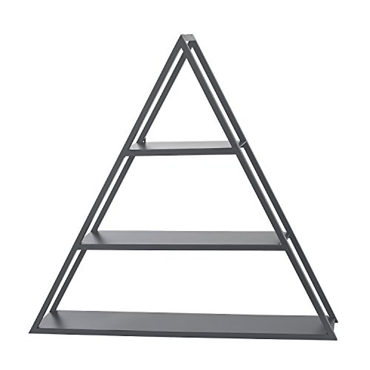 NoJo Metal Triangle Wall Shelf - Black