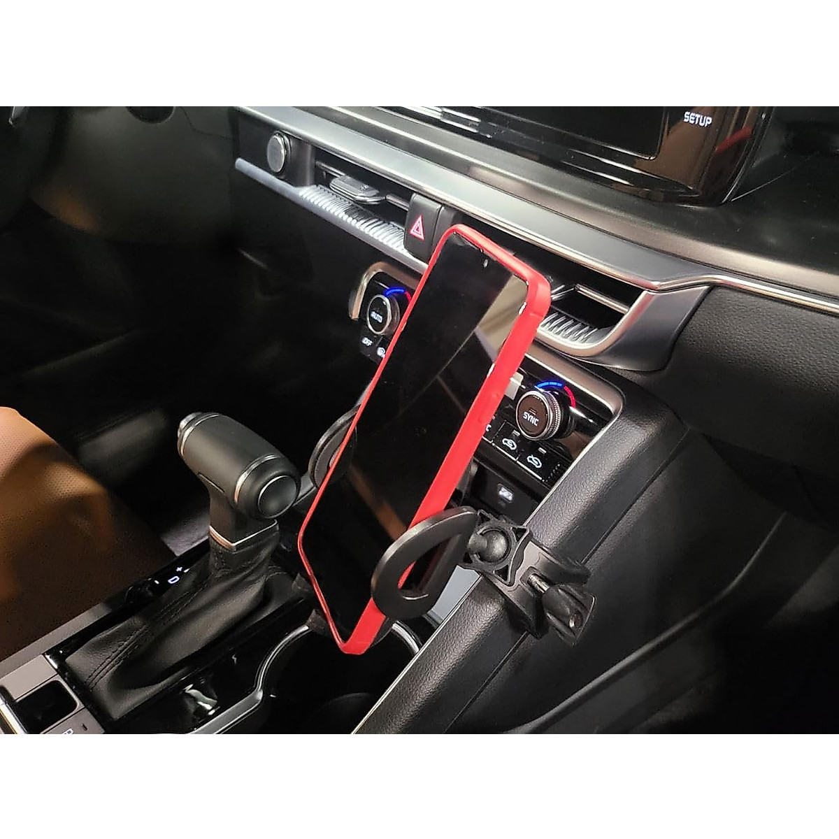 Phone Mount holder compatible with Hyundai Elantra (2021 2022 2023) dashboard | Compatible with Magnetic, magsafe, clamp on, cradle and wireless charger