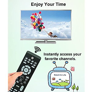 JISOWA Replacement Remote Control Universal for Magnavox LCD HD TV DVD Combo 19MD359B/F7 NF800UD 22MF339B/F7 NF801UD 26MD350B/F7 NF802UD 32MF369B/F7 32MD350B/F7 32MF338B/27E 37MD311B/F7 42MF439B/F7