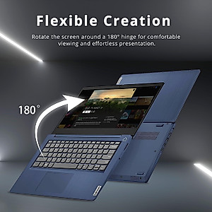 Lenovo IdeaPad 3i 14" FHD Business Laptop, Intel 12th Gen i5-1235U, 16GB RAM, 1TB PCIe SSD, Backlit Keyboard, Intel Iris Xe Graphics, 720P webcamI, Abyss Blue, Win 11, 32GB Hotface USB Card