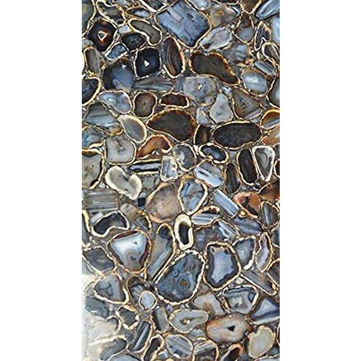 Mix Multi Colour Agate Rectangular 48" x 30" Inch Table Top, Center Table Top, Coffee Table Top, Patio Table Top, Hallway Table Top, Living Room Furniture, Piece Of Conversation