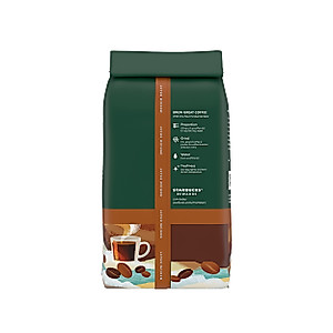 Starbucks Breakast Blend Medium Roast Ground Coffee, 18 Ounce (Pack of 1)