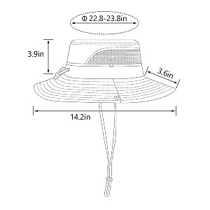 3 Pack Mens Boonie Sun Hat Women UV Protection Outdoor Bucket Hat with Wide Brim for Fishing,Hiking,Safari & Gardening (3 Pack-Dark Grey＆Light Grey＆Army Green)