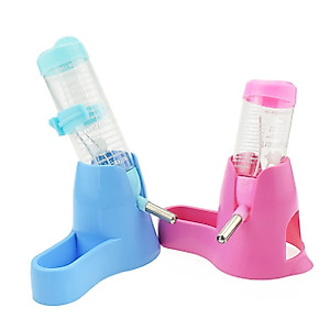 Ipetboom 2pcs Water Feeder Hamster Small pet Small Pet Hideout Hamster Water Feeder Rabbit Kettle Water jug Stand pet Supplies pet Water Bowl Cages pet Water Bowl Drinking re-usable