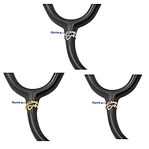 Personalized Stethoscope Name Tag Customized Iittman Stethoscope Charms Stethoscope ID Tag-Nurses Week/Graduation Gift for Nurse, Doctor, Medical Assistant (Style 7)