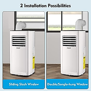 Portable Air Conditioner – Pasapair 8000BTU WIFI Portable AC Unit with App – Air Conditioner for Room with Cooling, Dehumidifier, Fan, Sleep Model 4-in-1 - Space-Saving, Efficient and Energy-Saving
