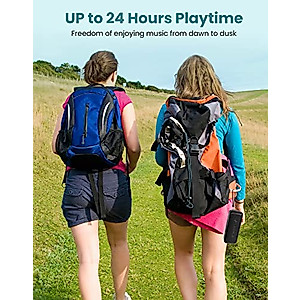 LENRUE Bluetooth Speaker,Wireless Portable Speakers with TWS, 12H Playtime, Clear Sound for Home,Travel and Outdoor,Handfree Calls Compatible with for iPhone, Samsung Android and More