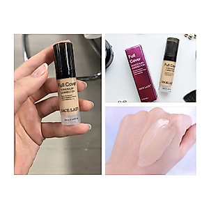 Pro Full Cover Liquid Concealer, Waterproof Smooth Matte Flawless Finish Creamy Concealer Foundation Corrector for Eye Dark Circles Spot Face Concealer Makeup Base, 6ml/0.20Fl Oz