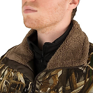 Drake Waterfowl LST Guardian Flex™ Double Down Eqwader™ Full Zip with Hood Mossy Oak Shadow Grass Habitat Xlarge