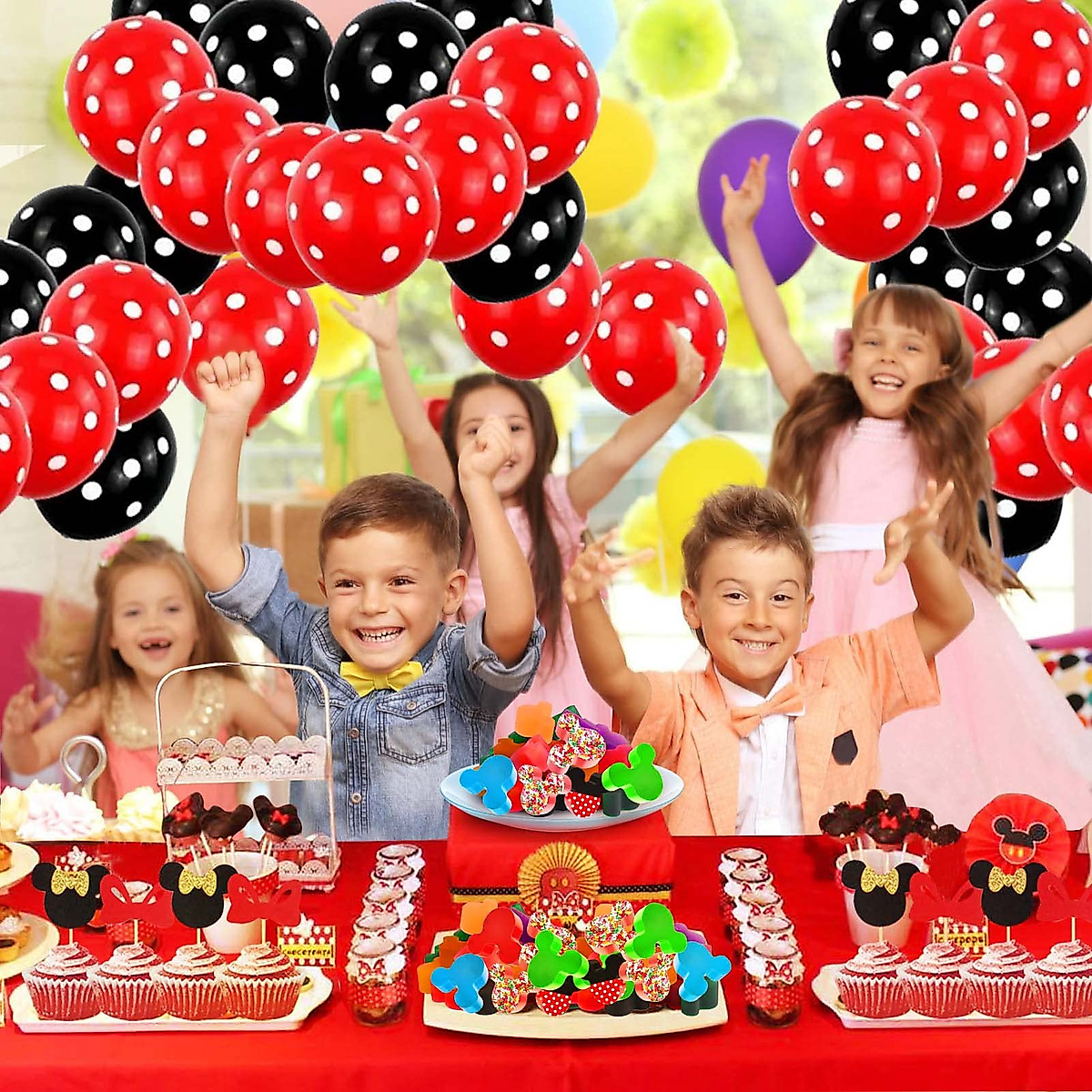 Mouse Gummy Candy Molds Silicone, 2 Pack 15 Cavity Non-Stick Mouse Head Silicone Molds for DIY Gummies, Candy, Chocolate, Jelly, Ice Cube, Dog Treats