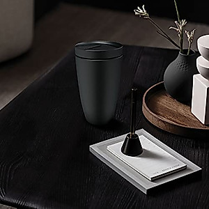 Villeroy & Boch Manufacture Rock Coffee To Go mug, Premium Porcelain, 350 ml, matt black