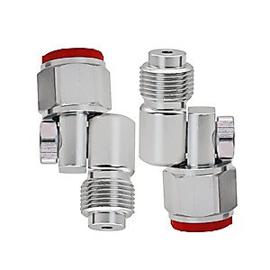 TALSWIF 235486 7/8-inch Thread Swivel Joint fits Airless Paint Spray Gun 180 Degree Rotation (2pc/Pack)