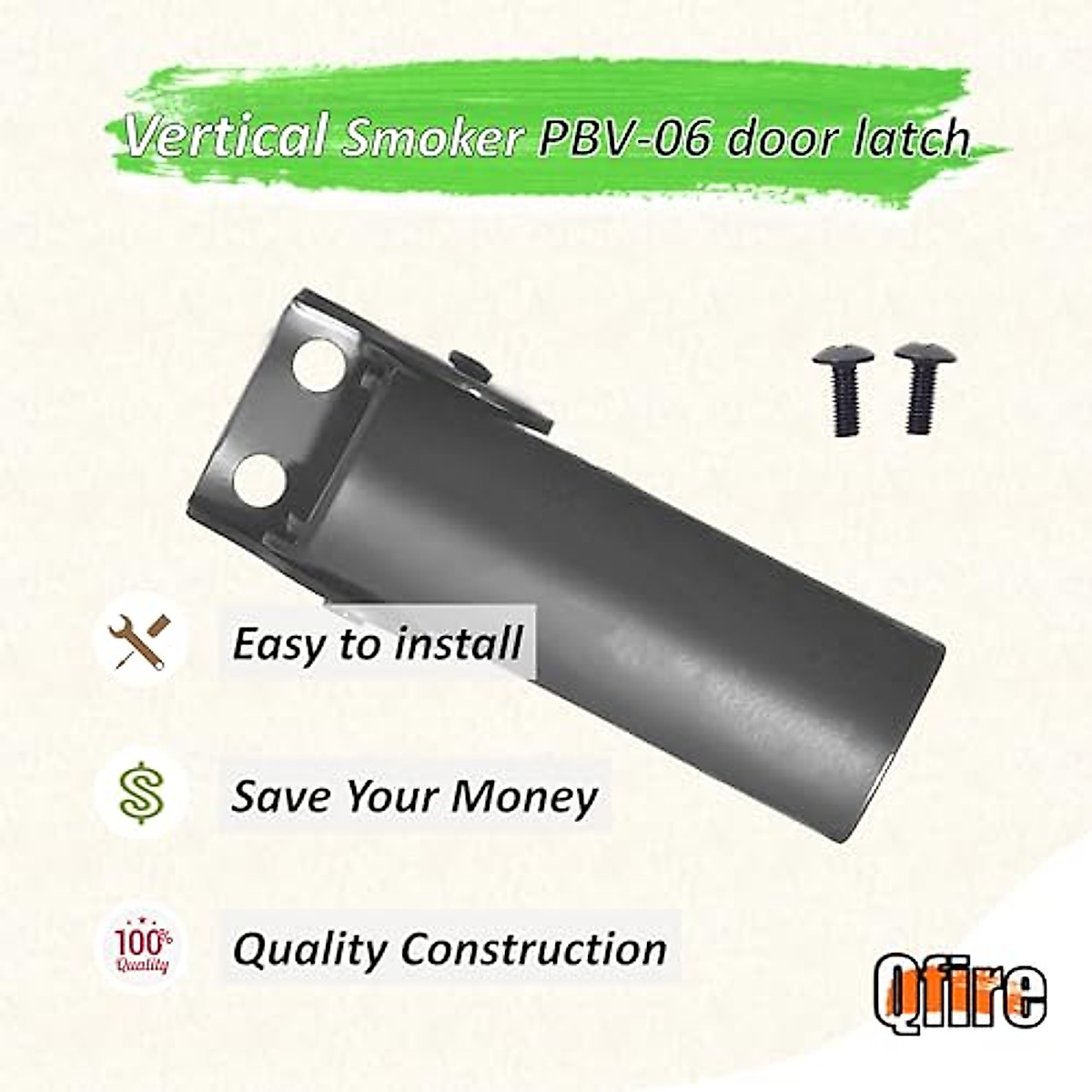 Vertical Smoker Cabinet Door Latch Replacement Parts pbv-06 for Pit Boss 2, 3, 5 and 7 Series Vertical Smoker Accessories