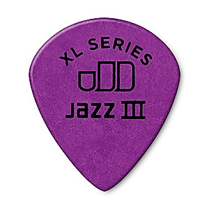 Dunlop 498P1.14 Tortex Jazz III XL, Purple, 1.14mm, 12/Player's Pack