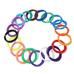 3D Pen Consumable, 3D Pen Filament Refill 25 Colors 70100? Printing Temperature Bubble 18MPa Tensile Strength for DIY