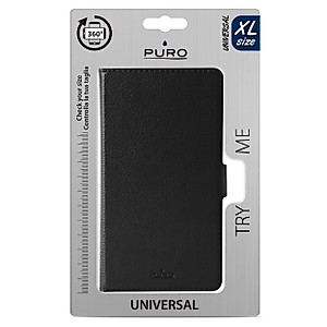 Puro Protection UNIV Slim CASE XL Noir Black