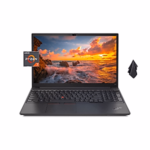 Lenovo ThinkPad E15 Gen 4 Business Laptop, 15.6" FHD IPS Display, AMD Ryzen 7 5825U Processor, HDMI, FHD Webcam, WiFi 6, Fingerprint Reader, Backlit Keyboard, Windows 11 Pro (24GB RAM | 1 TB SSD)