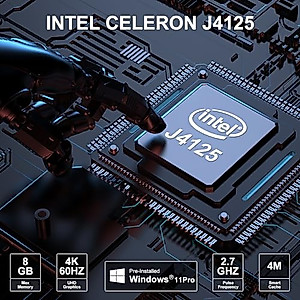 AIOEXPC Mini PC Stick Intel Celeron J4125 Windows 11 Pro 8GB DDR4 1TB SSD Compute Stick Support 4K HD, Gigabit Ethernet, 2.4G+5.0G Dual Band Wi-Fi, USB 3.0 Port, Bluetooh 4.2