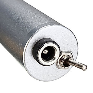 Yakamoz 0.7-1.2mm Mini Micro Electric Aluminum Hand Portable Handheld Drill with 15pcs Drill Bits, 2A Power Supply Included