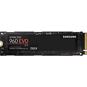 Samsung SSD 960 EVO NVMe M.2 250GB 3200/1500MB/s, V-nand, MZ-V6E250BW (3200/1500MB/s, V-nand)