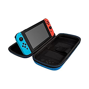 PDP Gaming Officially Licensed Switch Pull-N-Go Travel Case - Mario - Semi-Hardshell Protection - Protective PU Leather - Holds 14 Games & Controller - Works with Switch OLED & Lite - Perfect for Kids